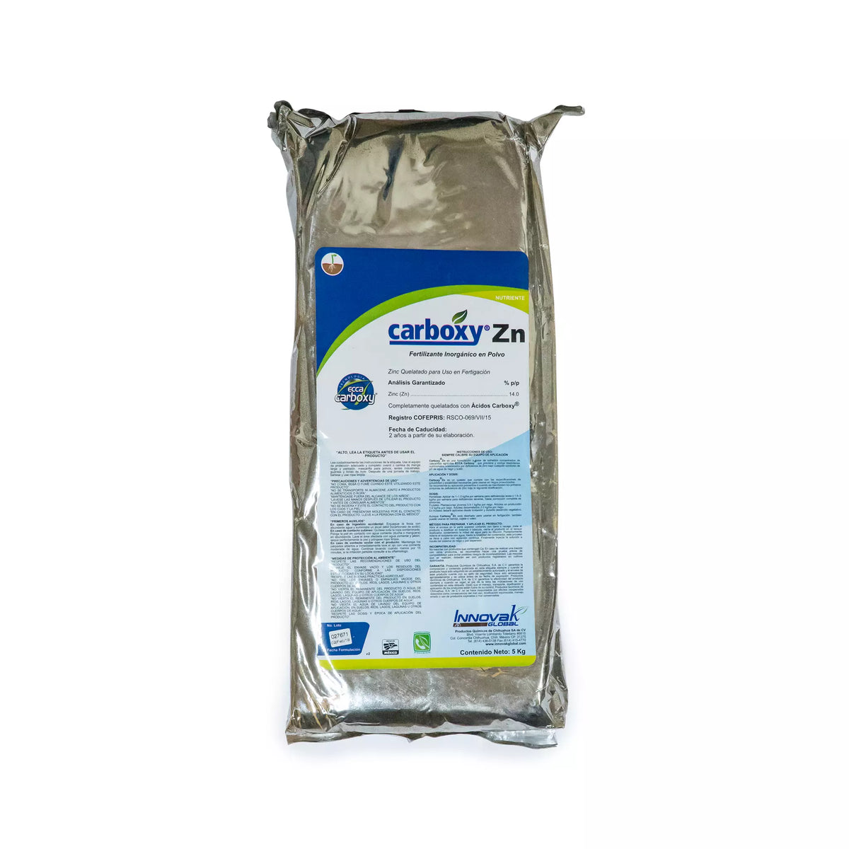Innovak Carboxy Zinc Micronutriente Quelatado de 5 kg — El Surco